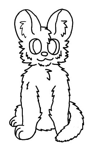 F2u African Wild Dog Pup Base!! by DojejeTheWolf - WildDream Art